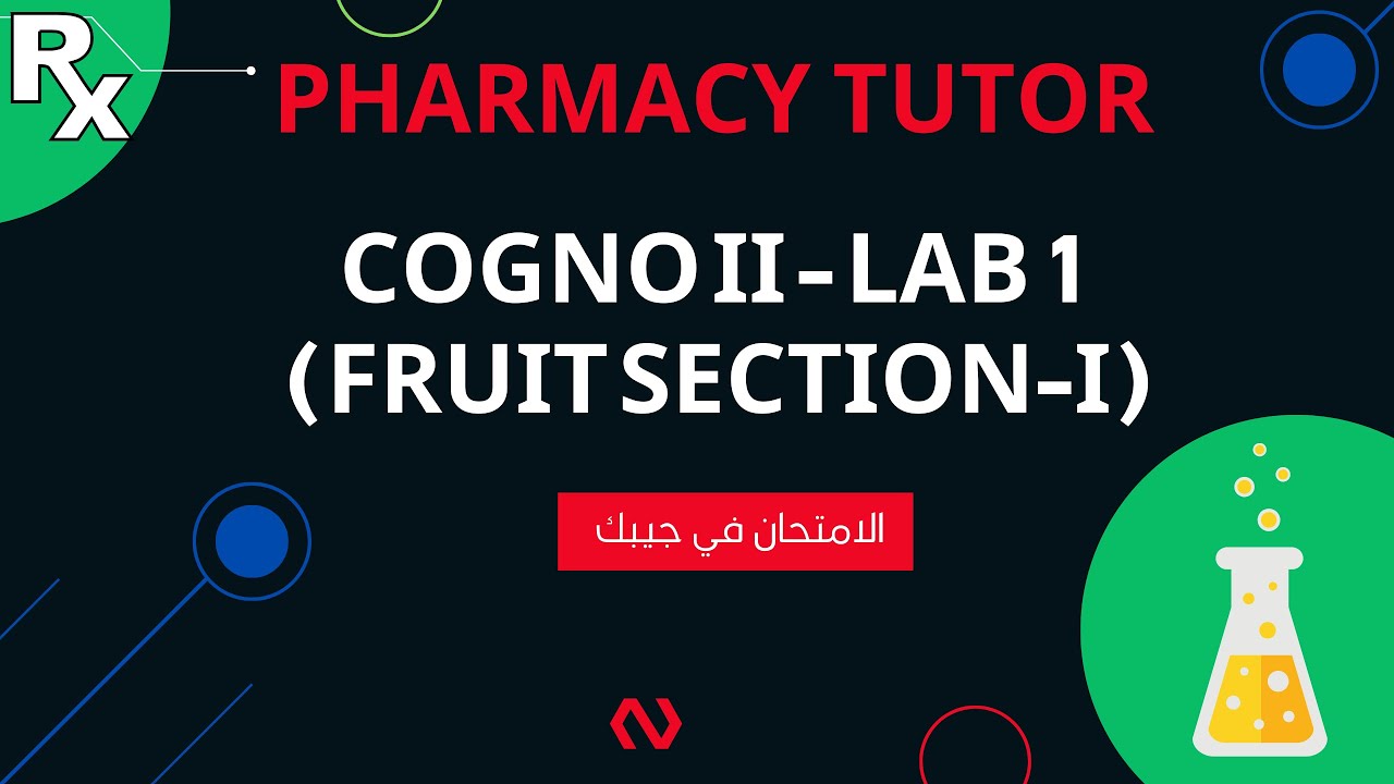 COGNO II - Lab 1 ( Fruit section-I ) - YouTube