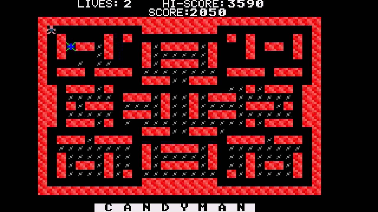 ATARI ST Candyman Candy Man PACMAN CLONE PAC MAN ELEMENTS In 1996 By ...