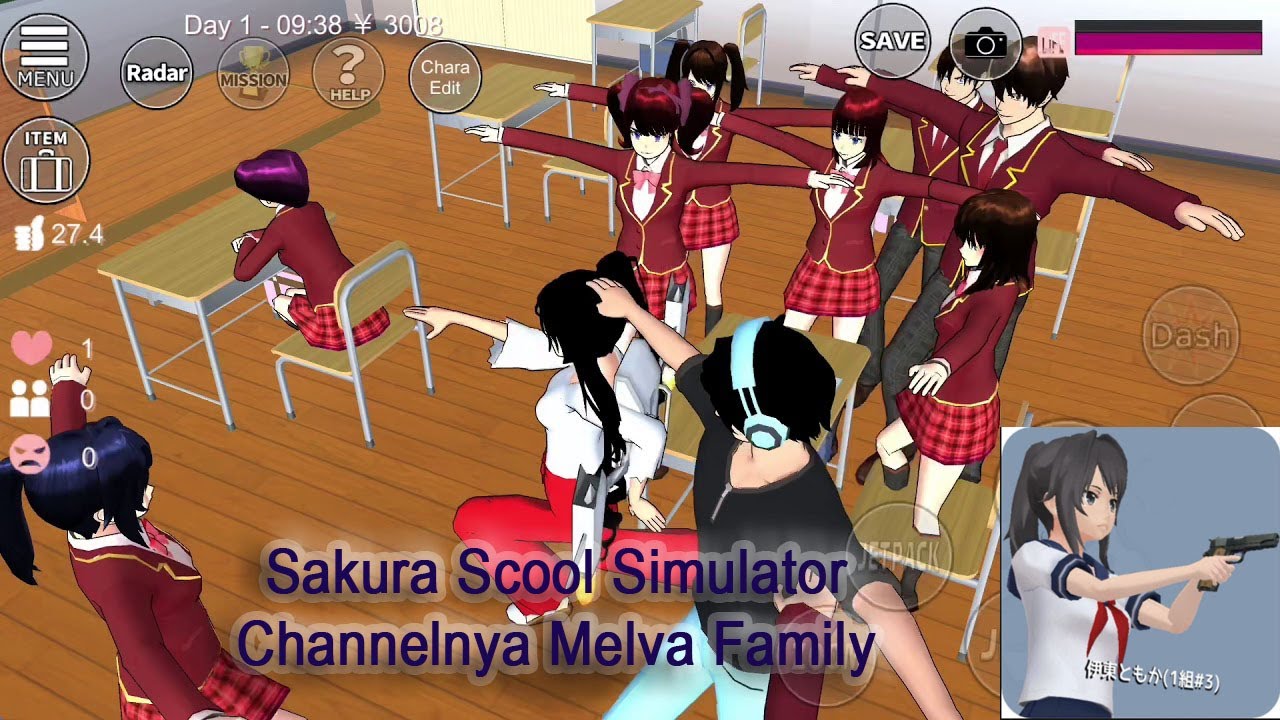 Cat Butler Robot Demon Attachs || Sakura School Simulator - YouTube