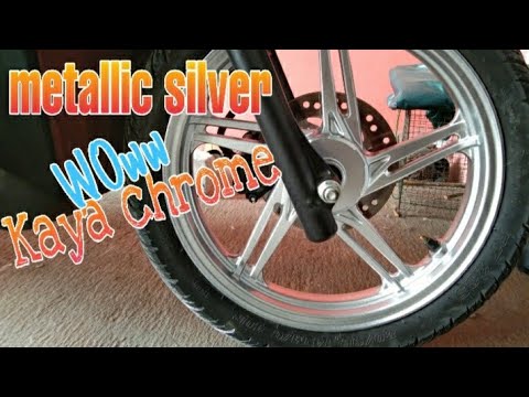 Samurai paint, metallic silver mirip chrome - YouTube
