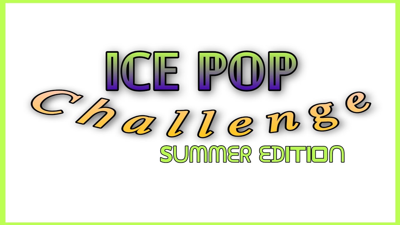 Ice Pop Challenge!|| Mia And Kaye - YouTube