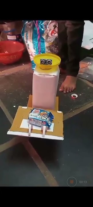 food serving robot with wire and without arduino#robotics - YouTube