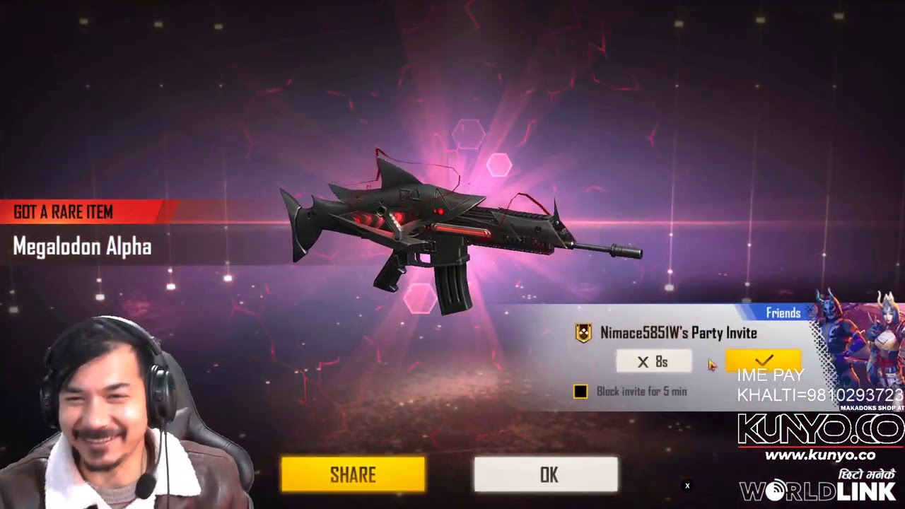 NEW EVO GUN OP//MEGALODON ALPHA SCAR//10 SCAR SKIN OP - YouTube