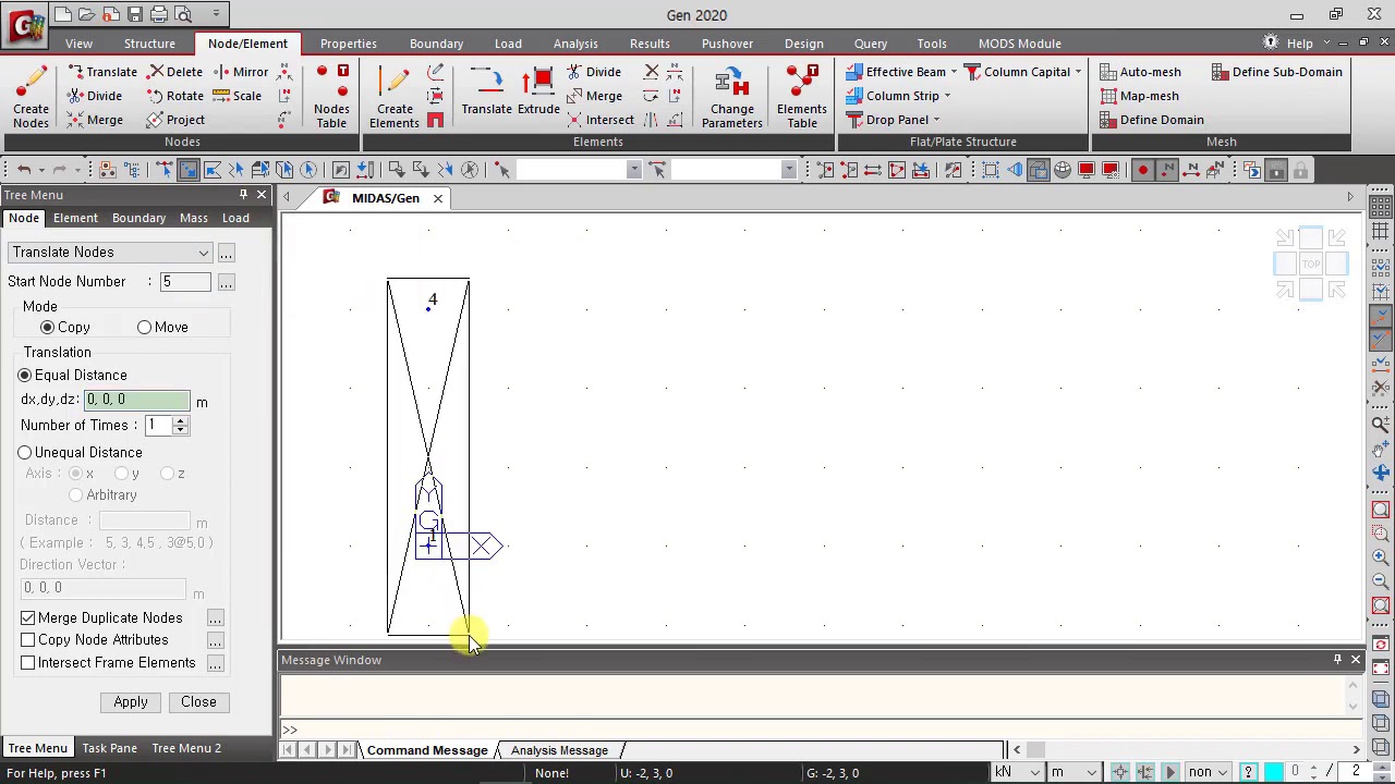 midas Gen 기능 소개 07 | 절점입력 - YouTube