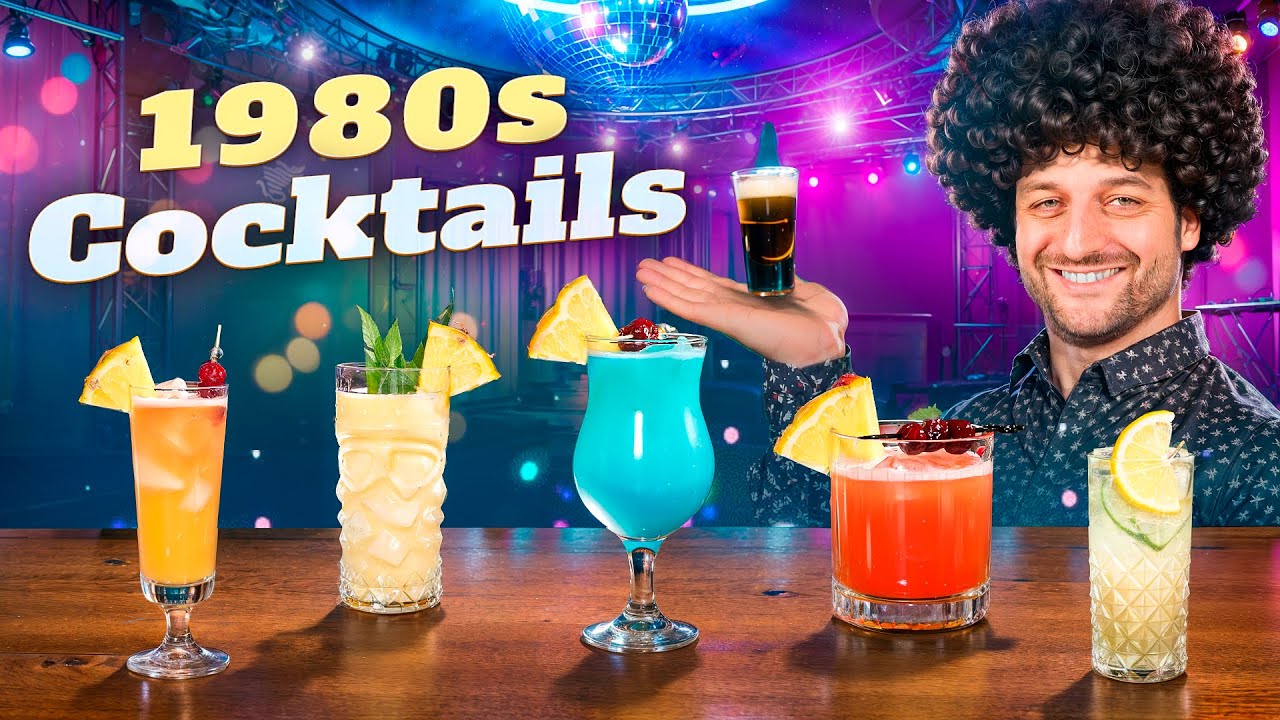 TOP 10 COCKTAILS from the 1980s 🍹 - YouTube