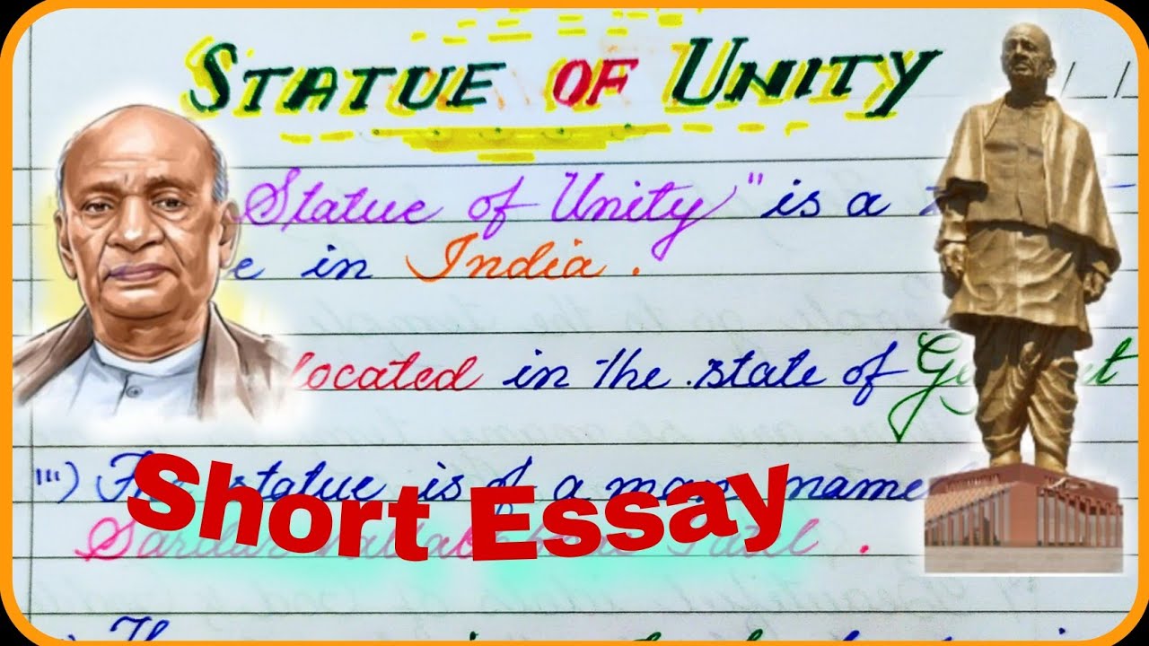 10 lines on Statue of Unity | Statue of Unity essay in english | essay ...
