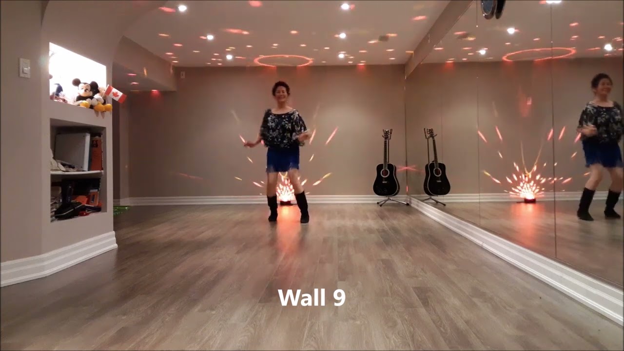 Shivers 101 line dance (Dance & Teach) - YouTube