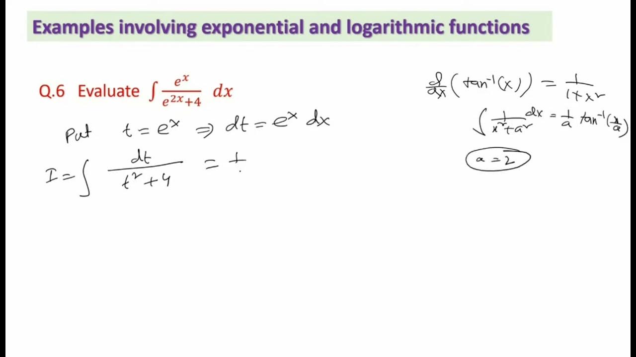 One minute integration /involving exponential function. - YouTube