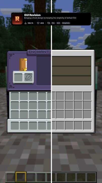 GUI Revision Best Fresh Design Minecraft Texture Pack #minecraft # ...