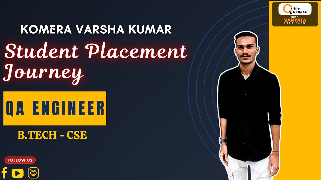 KOMERA VARSHA KUMAR: From Passionate Individual to QA Engineer - YouTube