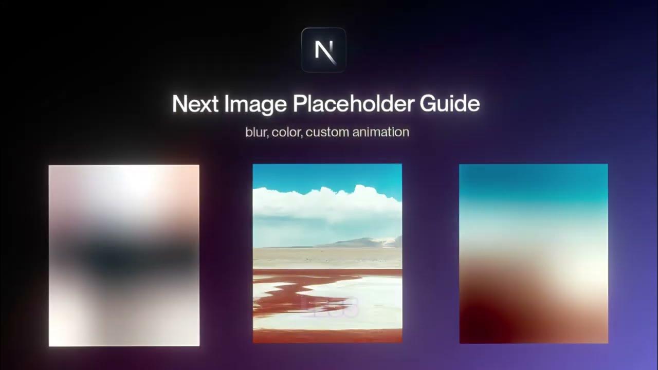 Next JS | How To Have A Blur Placeholder Image In Less Than 30s - YouTube