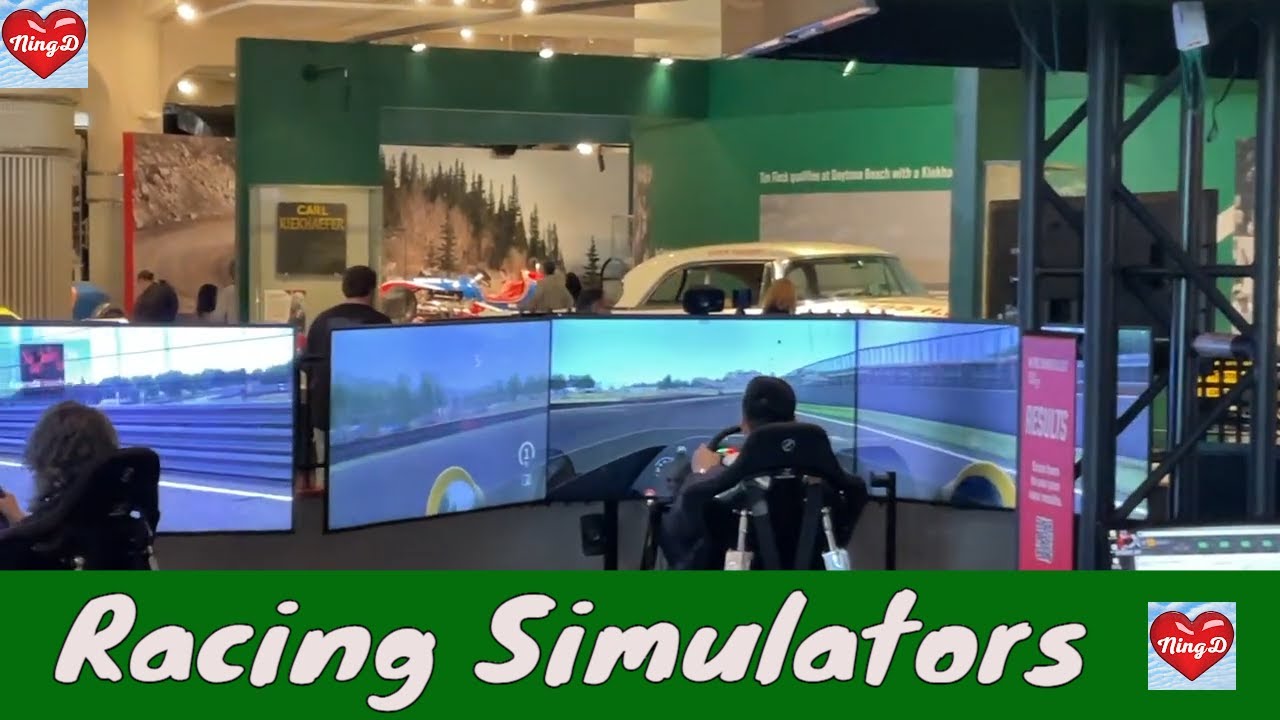 Car Racing Simulators at the Henry Ford Museum - @NingD - YouTube