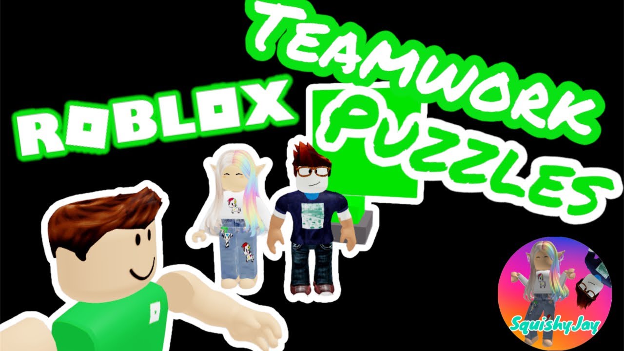 ROBLOX Teamwork Puzzles Tutorial and Times and Jumps - YouTube