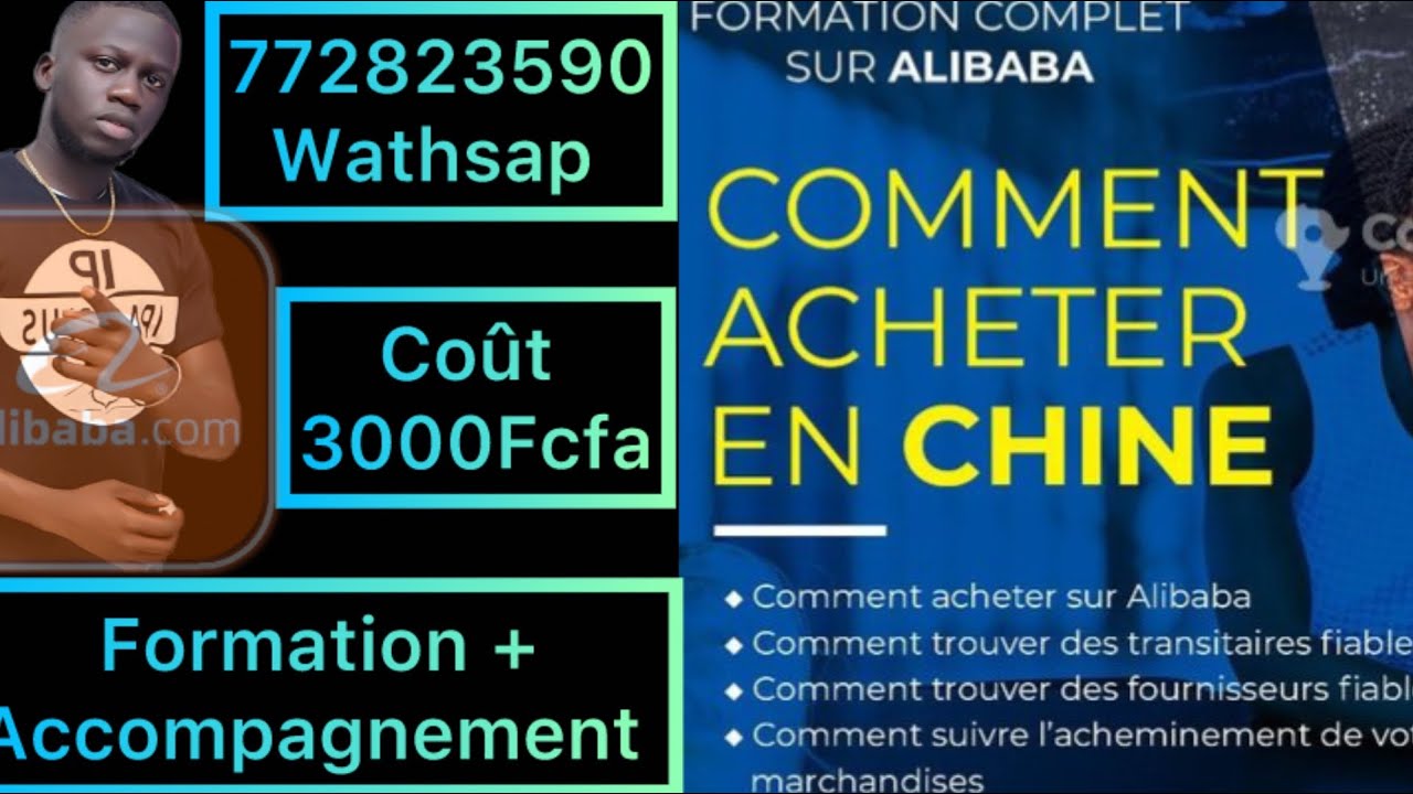 Comment commander sur ALibaba formation accélérée plus accompagnement ...