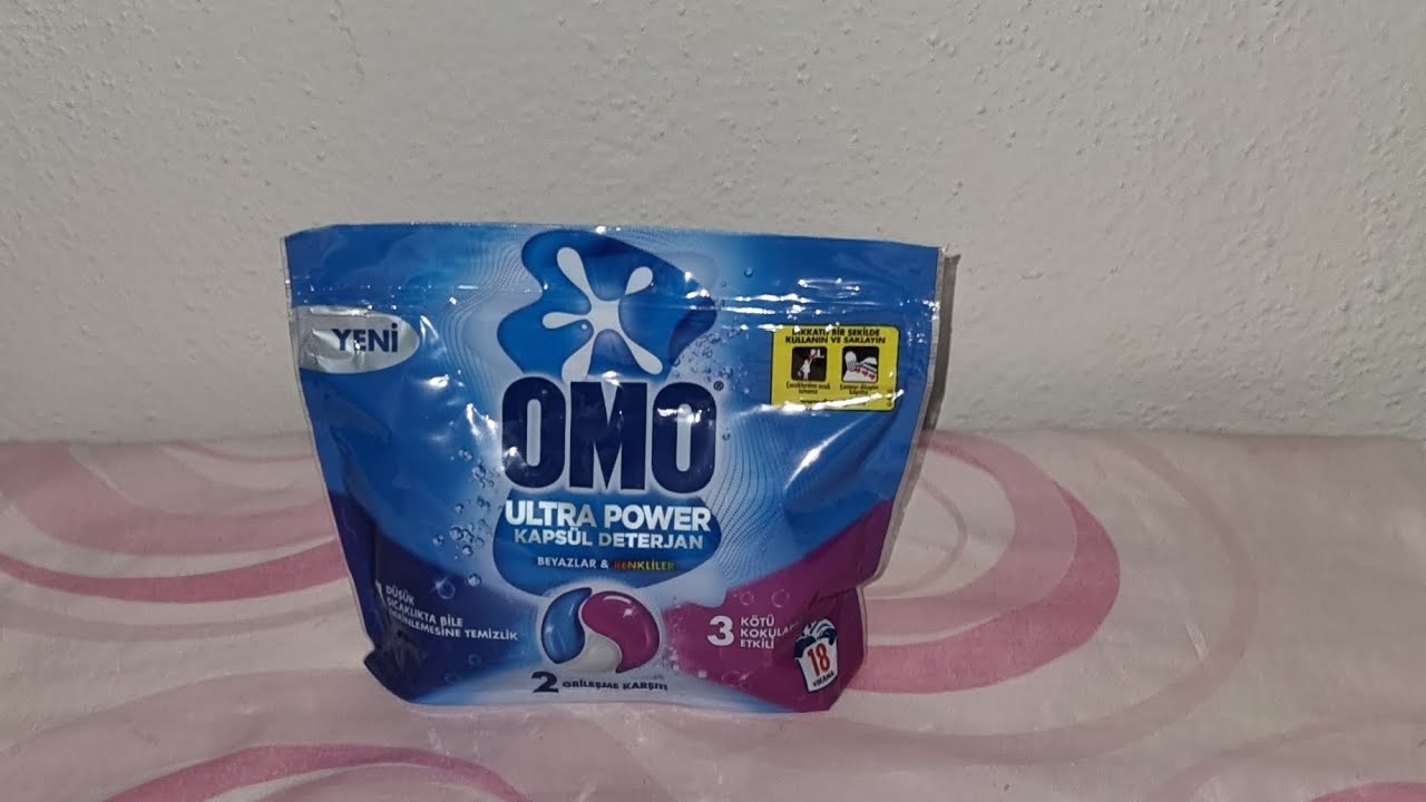 #review OMO Ultra Power Capsule Detergent | #testwash #sofacoverswash ...