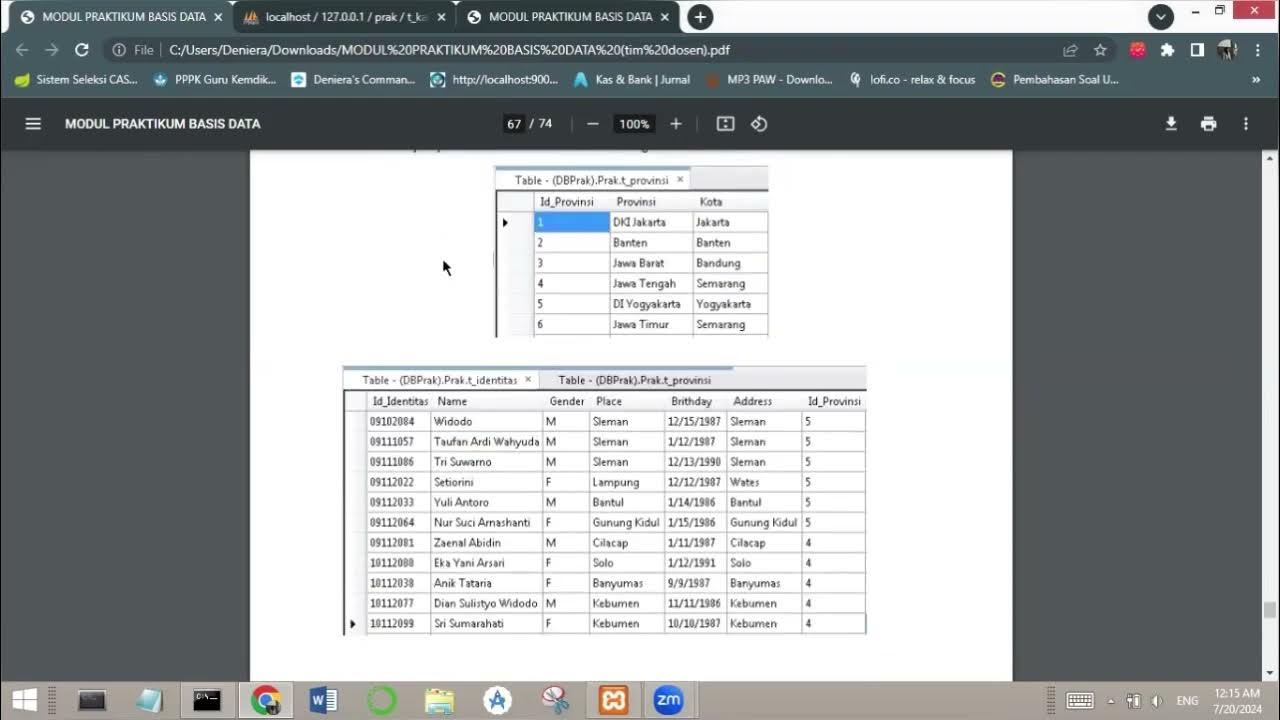 Uas Sistem Basis Data Mysql Php Myadmin Youtube