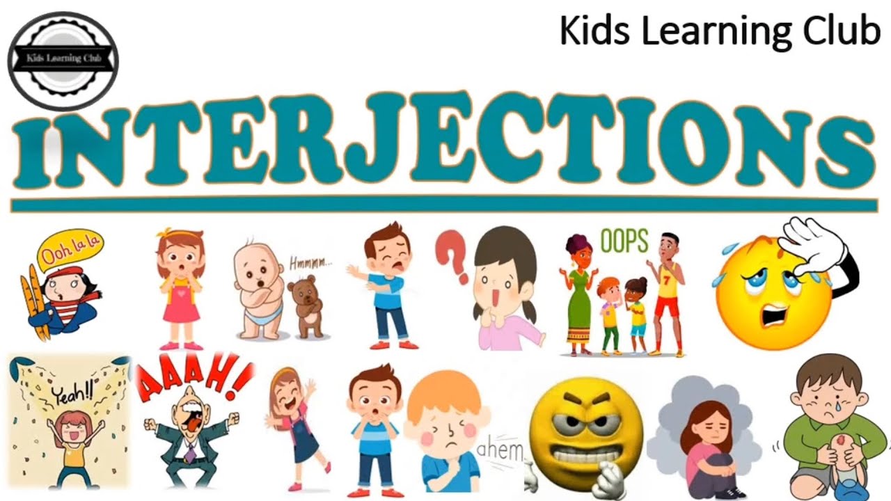 INTERJECTIONS FOR KIDS|INTERJECTION SONG|LEARN BASIC ENGLISH GRAMMAR ...