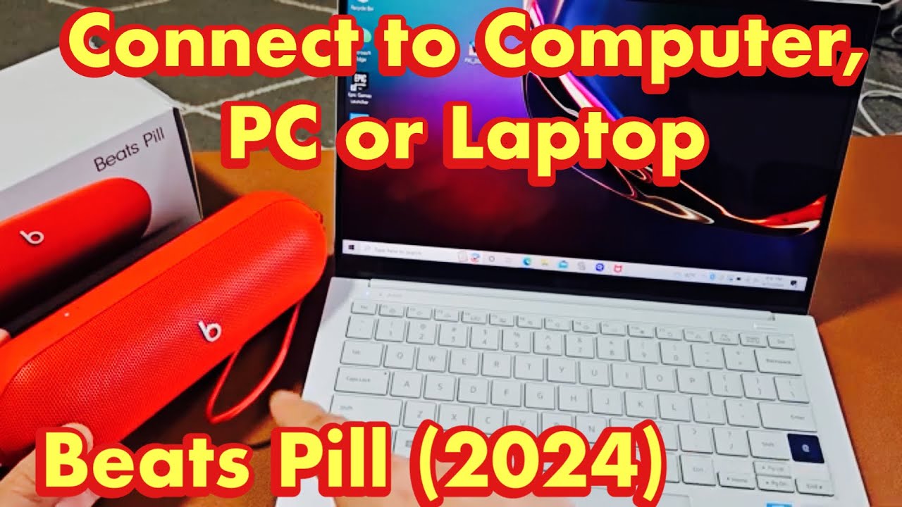 Beats Pill (2024): How to Pair/Connect to Computer, Laptop or PC via ...