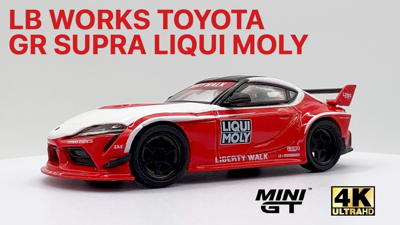 Mini GT #290 1:64 - Toyota GR Supra - LB WORKS Liqui Moly - 4K Ultra HD ...