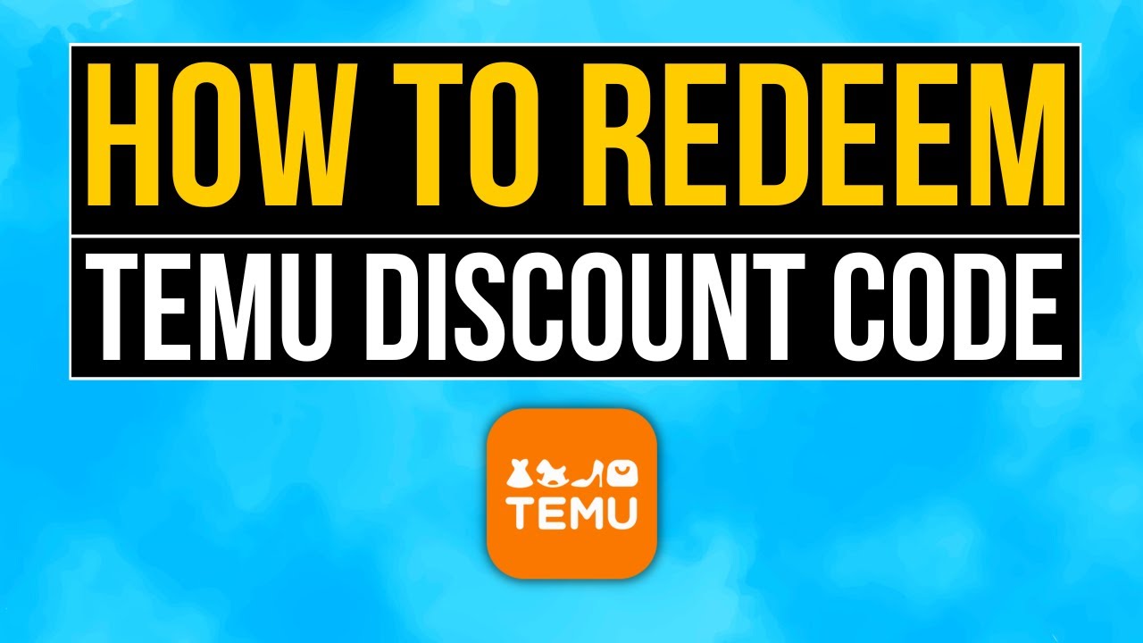How to Redeem Discount Code on Temu App - YouTube