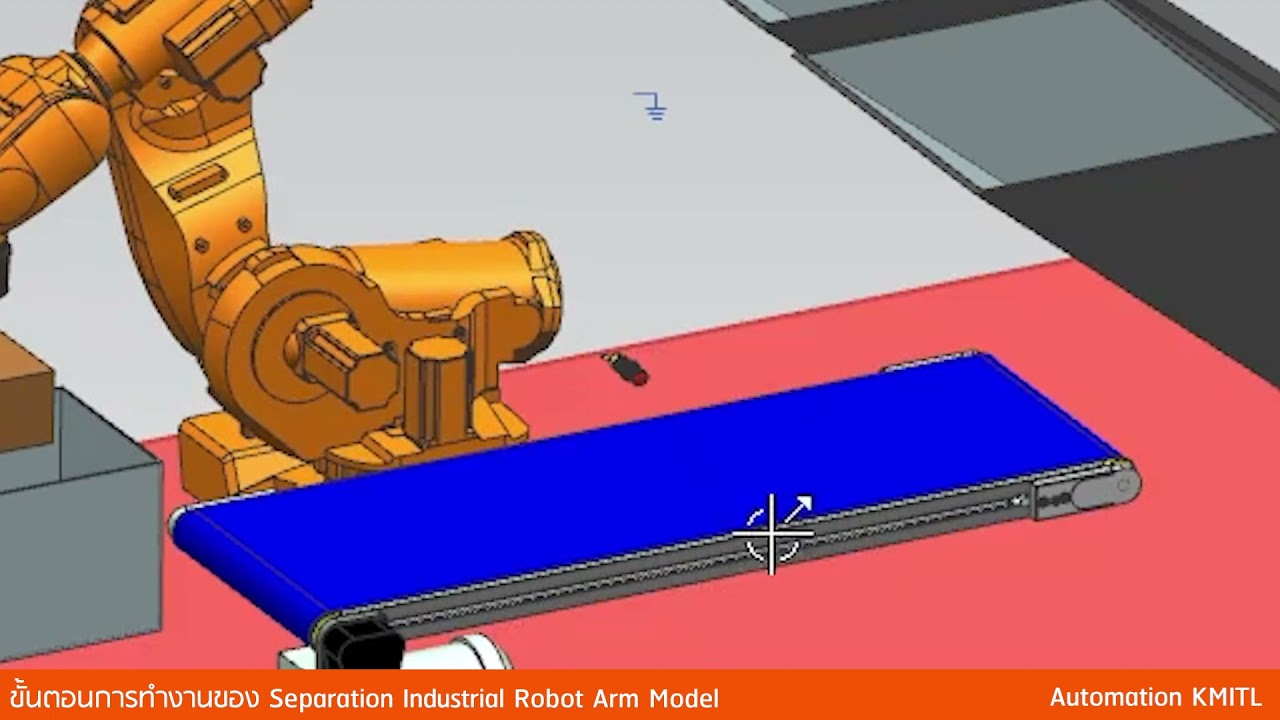 Separation industrial Robot Arm Model : NX12 with TIA Portal V16 - YouTube