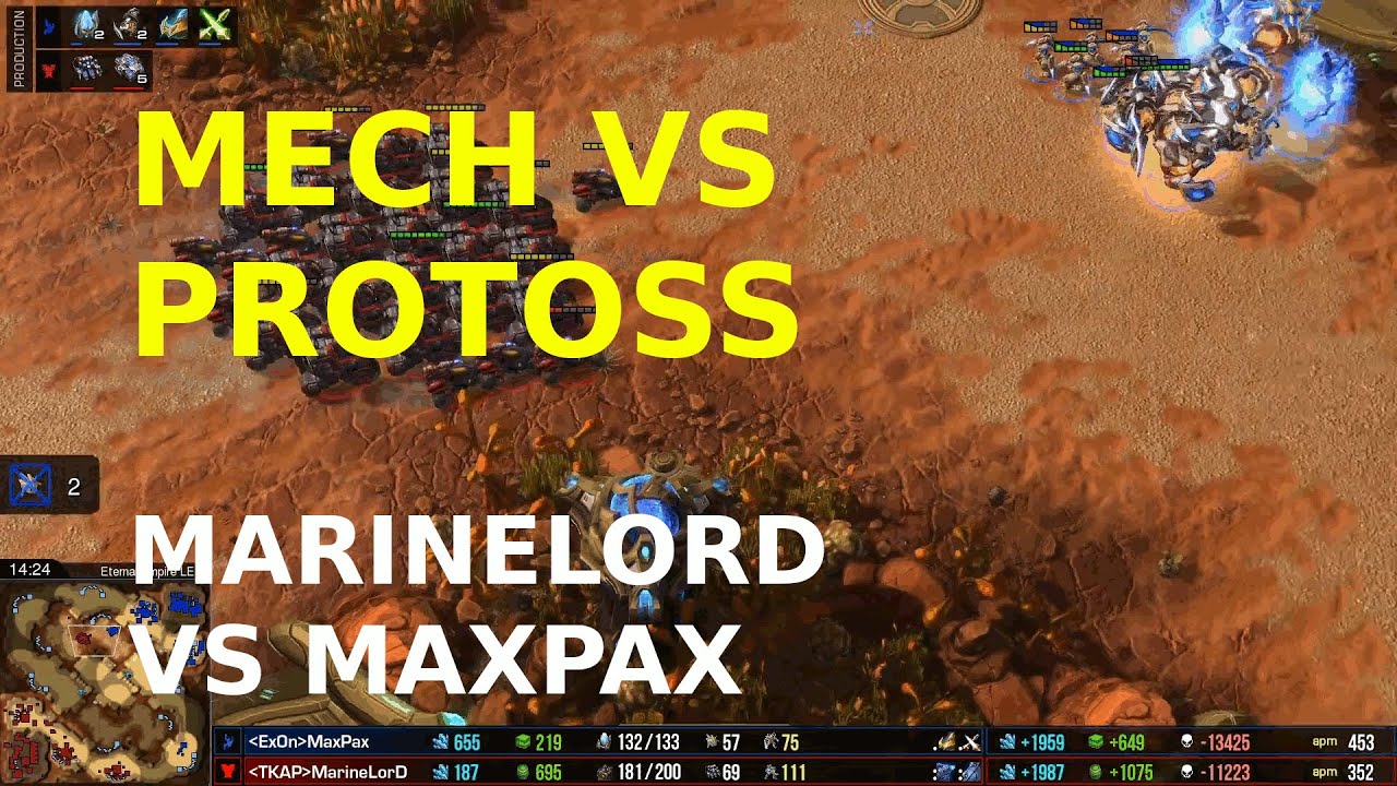 Starcraft 2 - MarineLorD vs MaxPax - TvP - YouTube