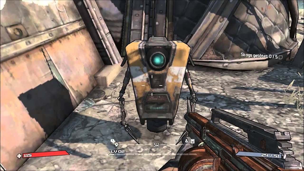 Borderlands #2 Firestone & Skags - YouTube