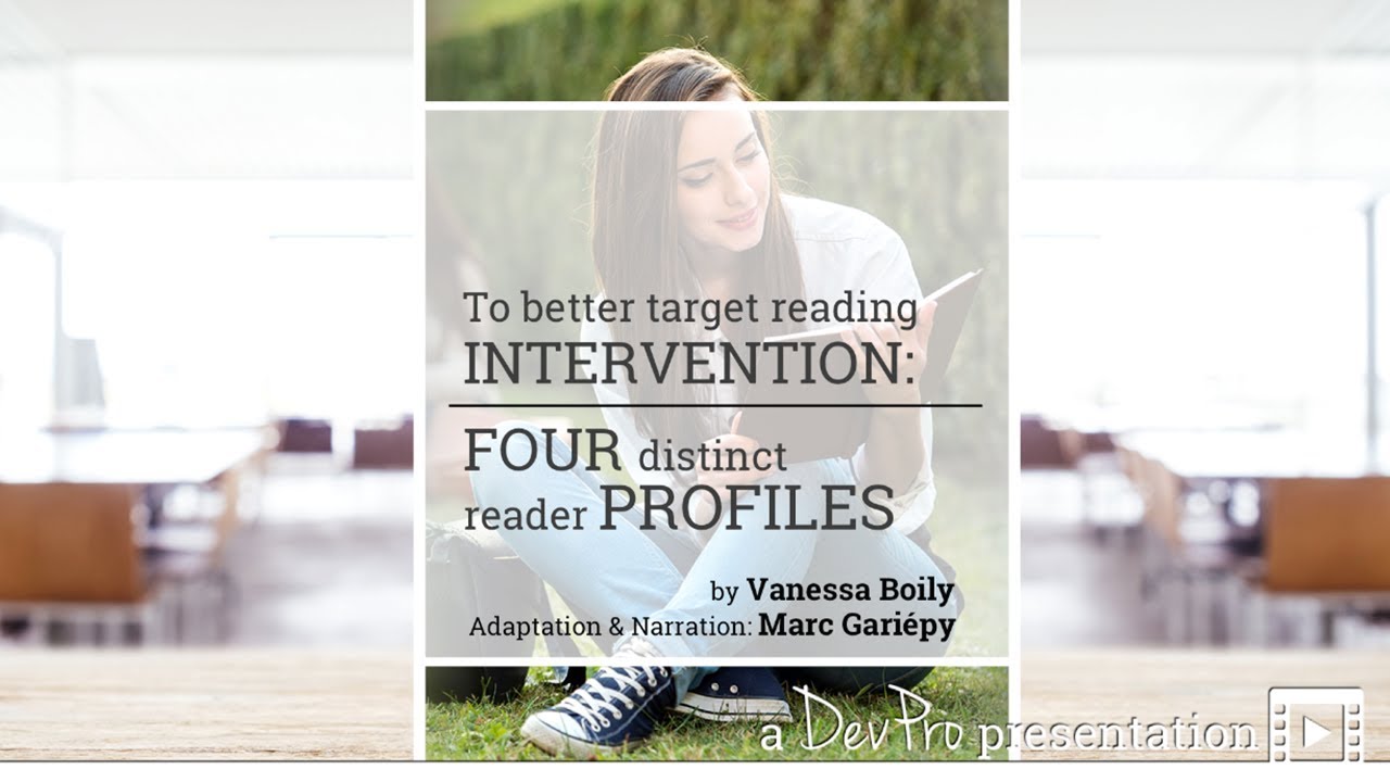 To better target reading Interventions: Four distinct reader profiles ...