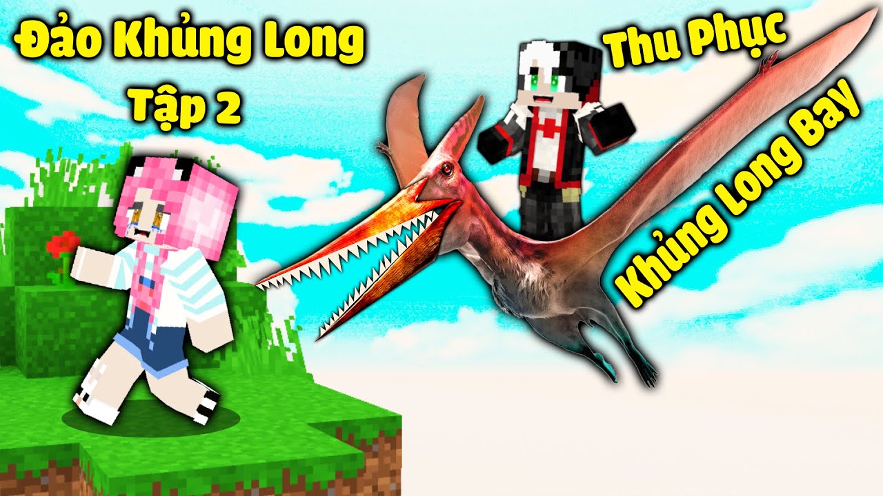 REDHOOD THỬ THÁCH SINH TỒN THẾ GIỚI KHỦNG LONG TRONG MINECRAFT TẬP CUỐI ...