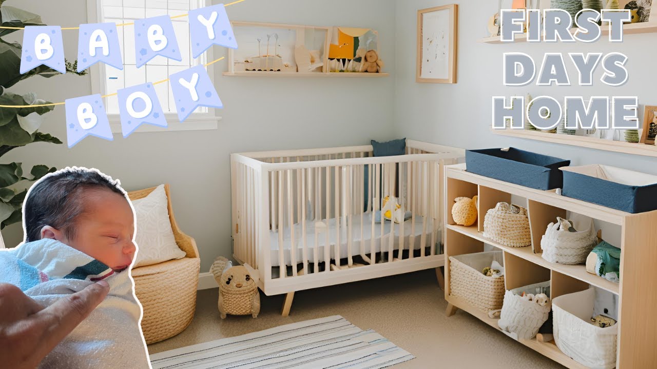 Baby's First Days Home - YouTube