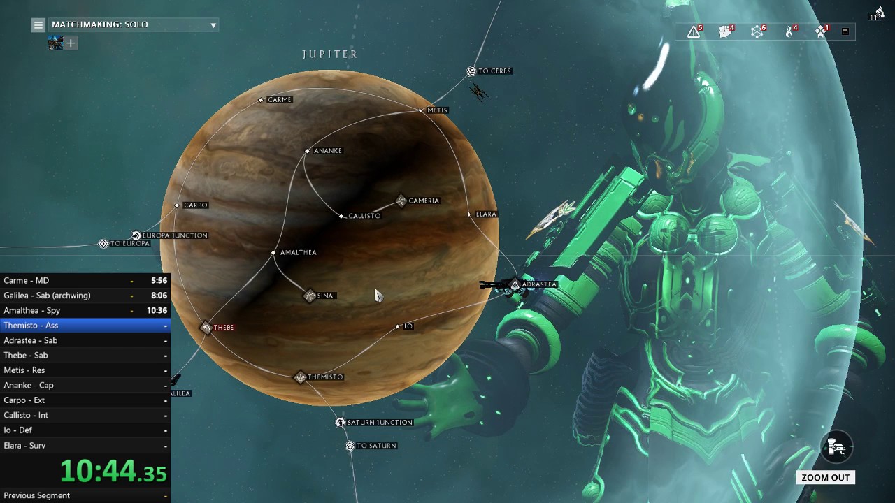 Warframe Speedrun - All nodes: Jupiter 33m13s - YouTube