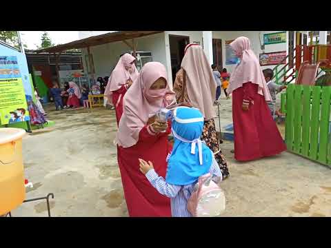 My First School day.  Kakak Aliyah mau kunjungan ke TK.