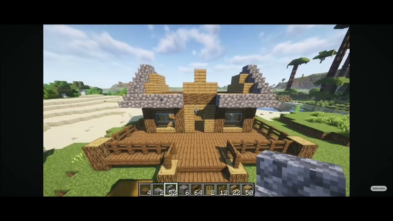Minecraft Tutorial: How to Build a Simple Starter House-Easy tutorials ...