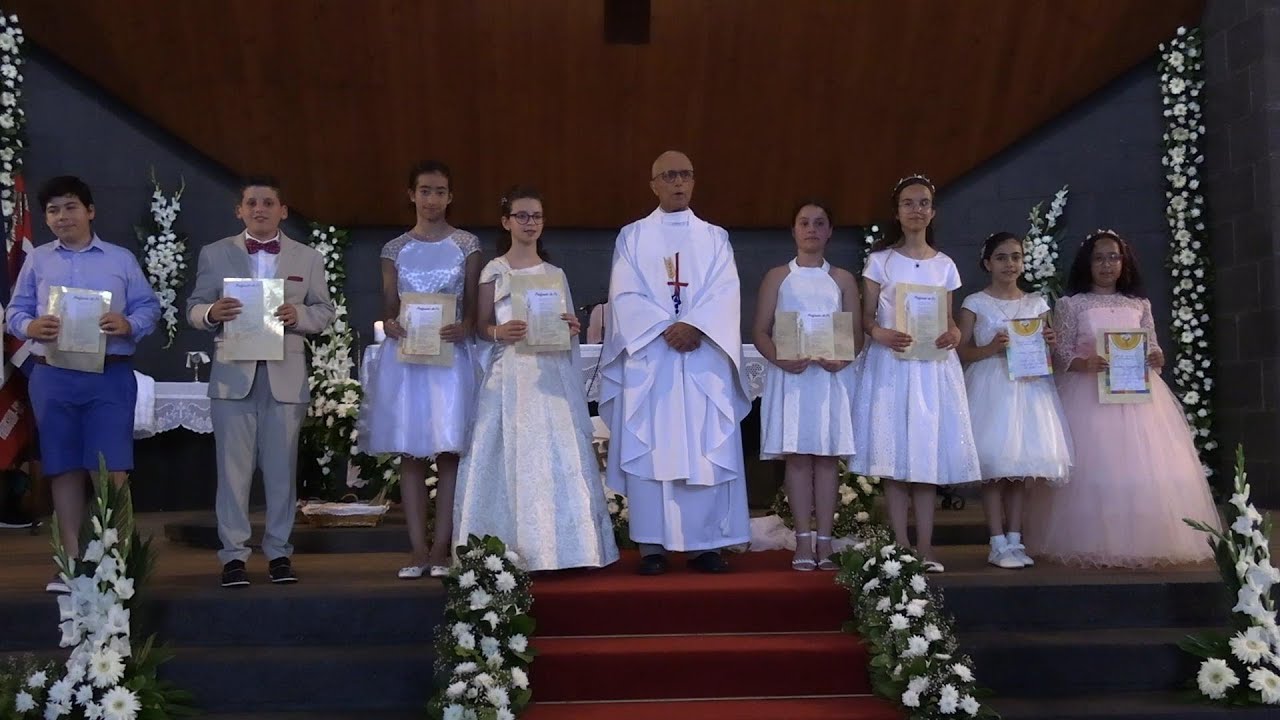 A PRIMEIRA COMUNHÃO SOLENE OU PROFISSÃO DE FÉ - YouTube