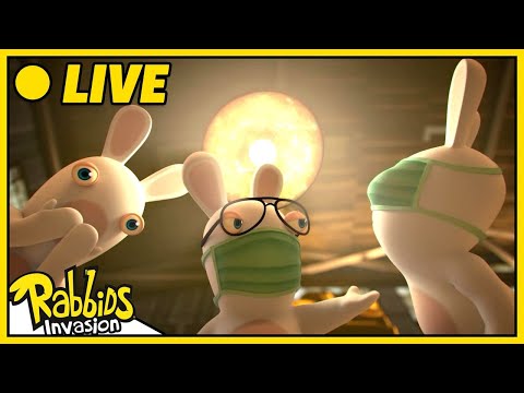 [LIVE 🔴] Rabbids to the Rescue !  |  Rabbids Invasion | Cartoon for Kids