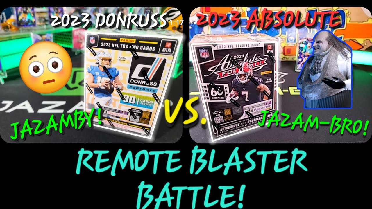 VIDEO CALL WITH JAZAM-BRO! BLASTER BATTLE! 2023 DONRUSS VS 2023 ...