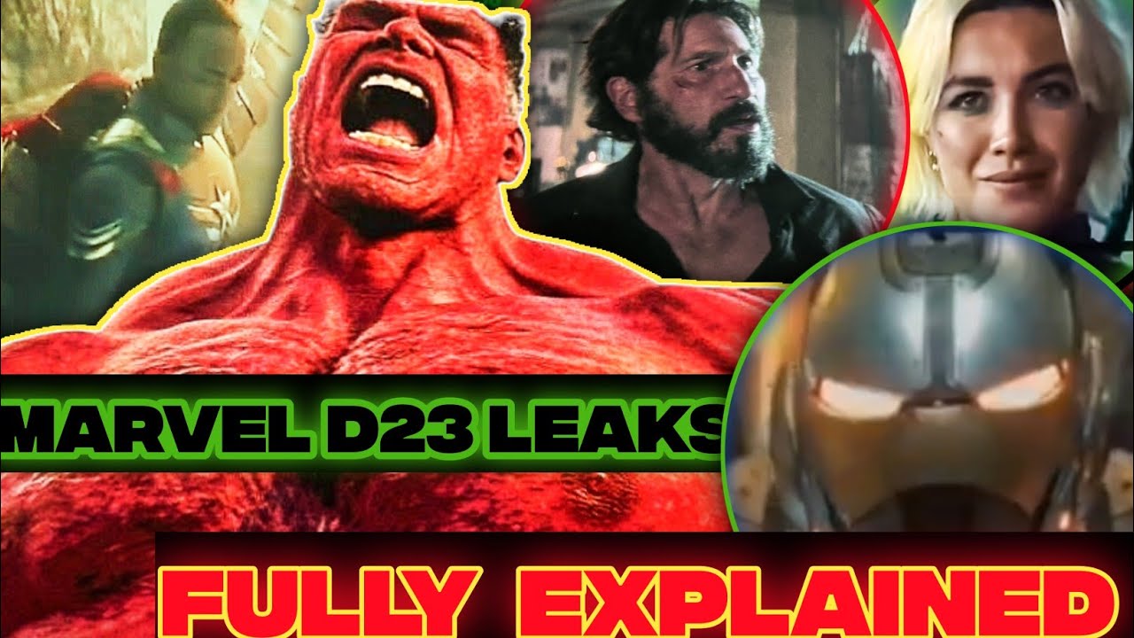 MARVEL D23 LEAKS FULLY EXPLAINED 🤯। CAPTAIN AMERICA:IRONHEART: DAREDEVIL:D-23, DAY-1 #mcu #d23 ...
