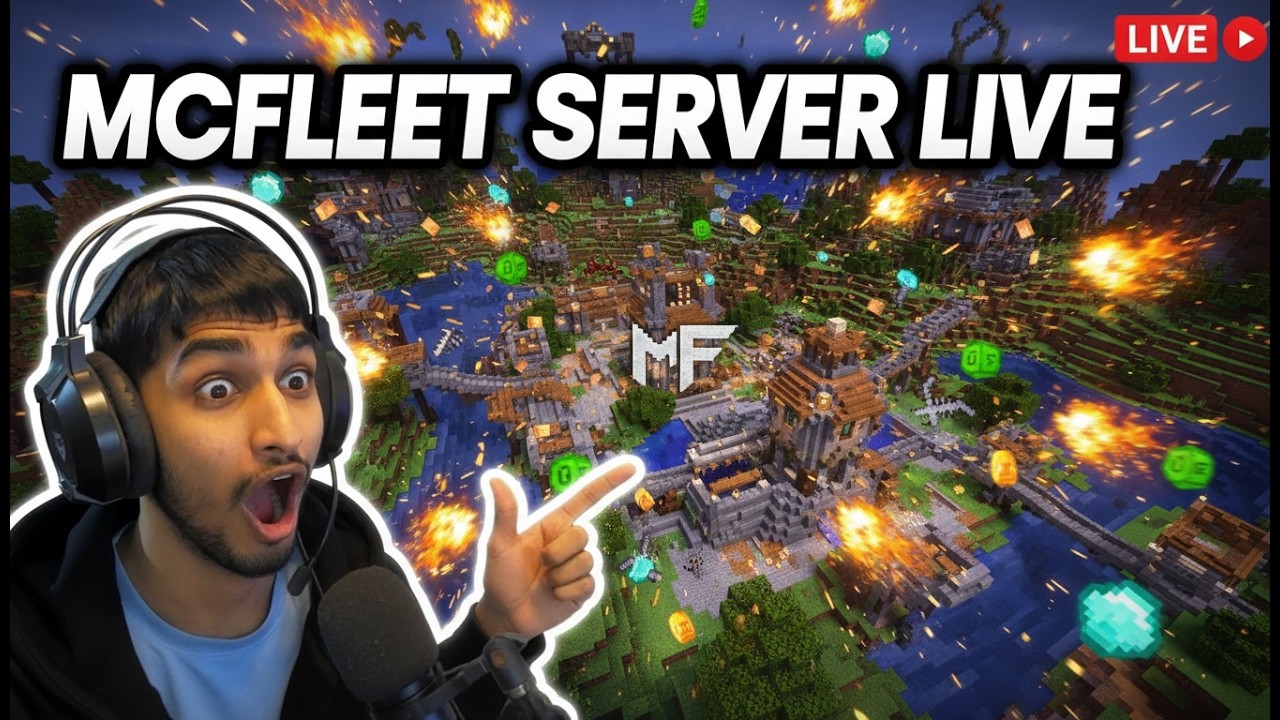 Minecraft MC FLEET Server Live... - YouTube