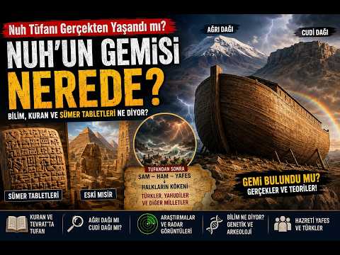 Nuh Tufanı Gerçekten Yaşandı mı? | Nuh'un Gemisi Nerede? Ağrı Dağı mı, Cudi Dağı mı?