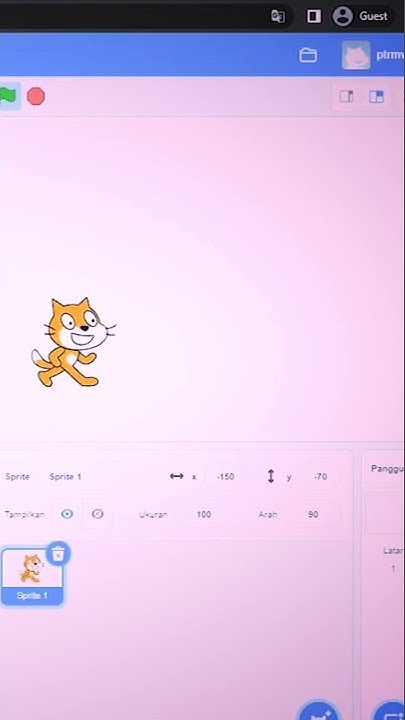 Tutorial Scratch Membuat Animasi Berjalan - YouTube