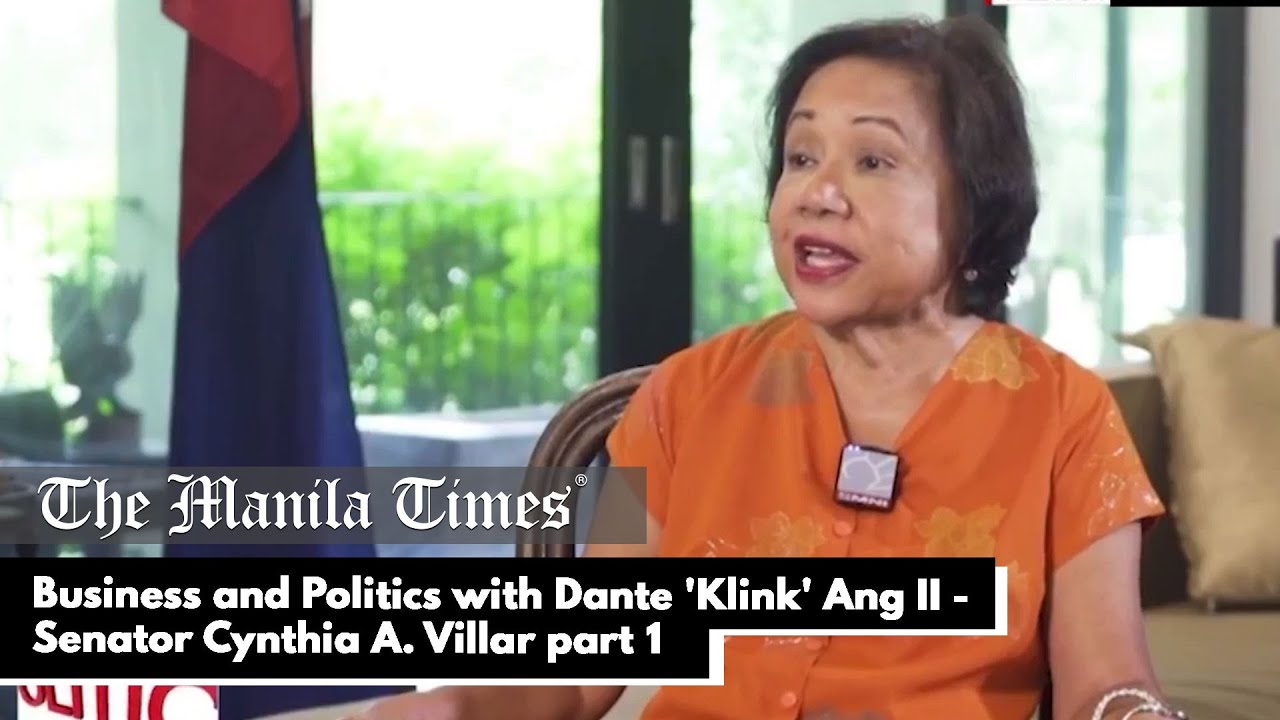 Business and Politics with Dante 'Klink' Ang II - Senator Cynthia A ...