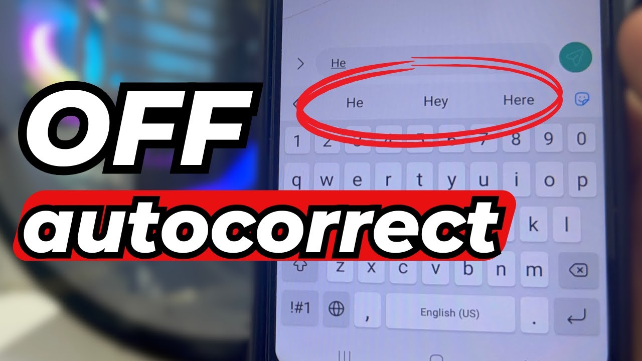 Turn On Predictive Text on Samsung || Off Text Prediction in Samsung ...