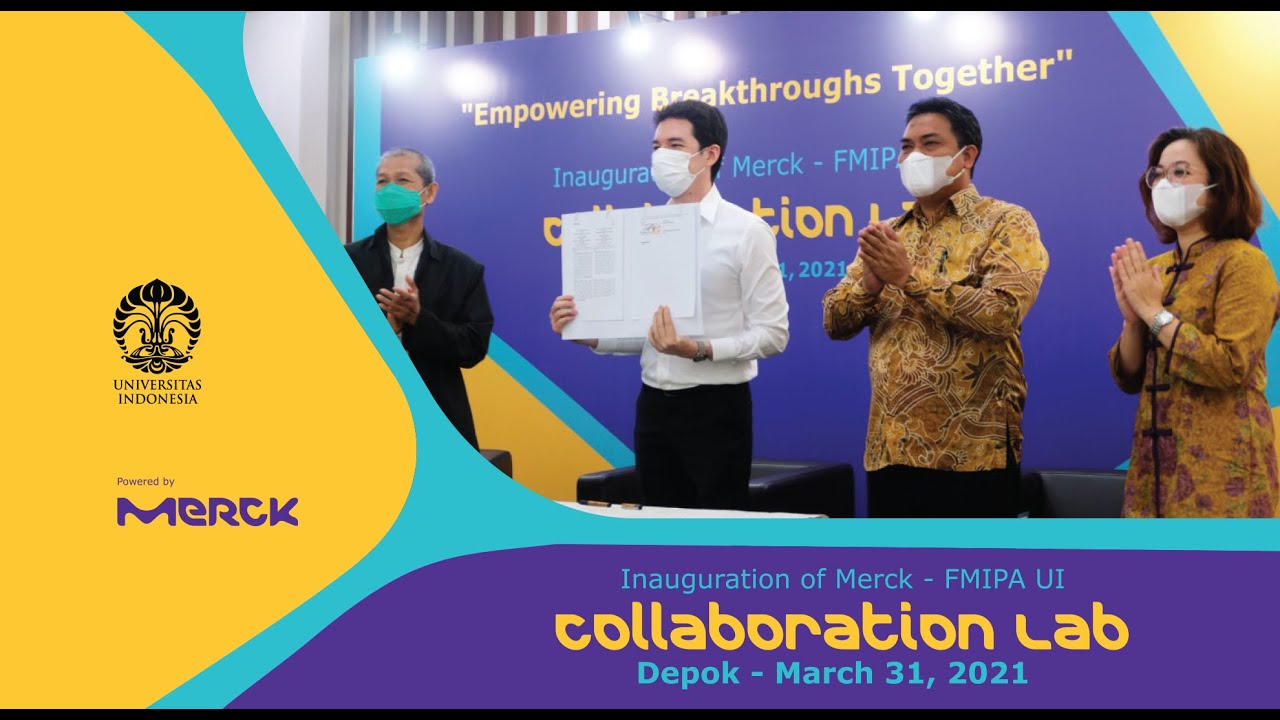 Pendirian Collaboration Lab - kerjasama Merck dengan UI - YouTube