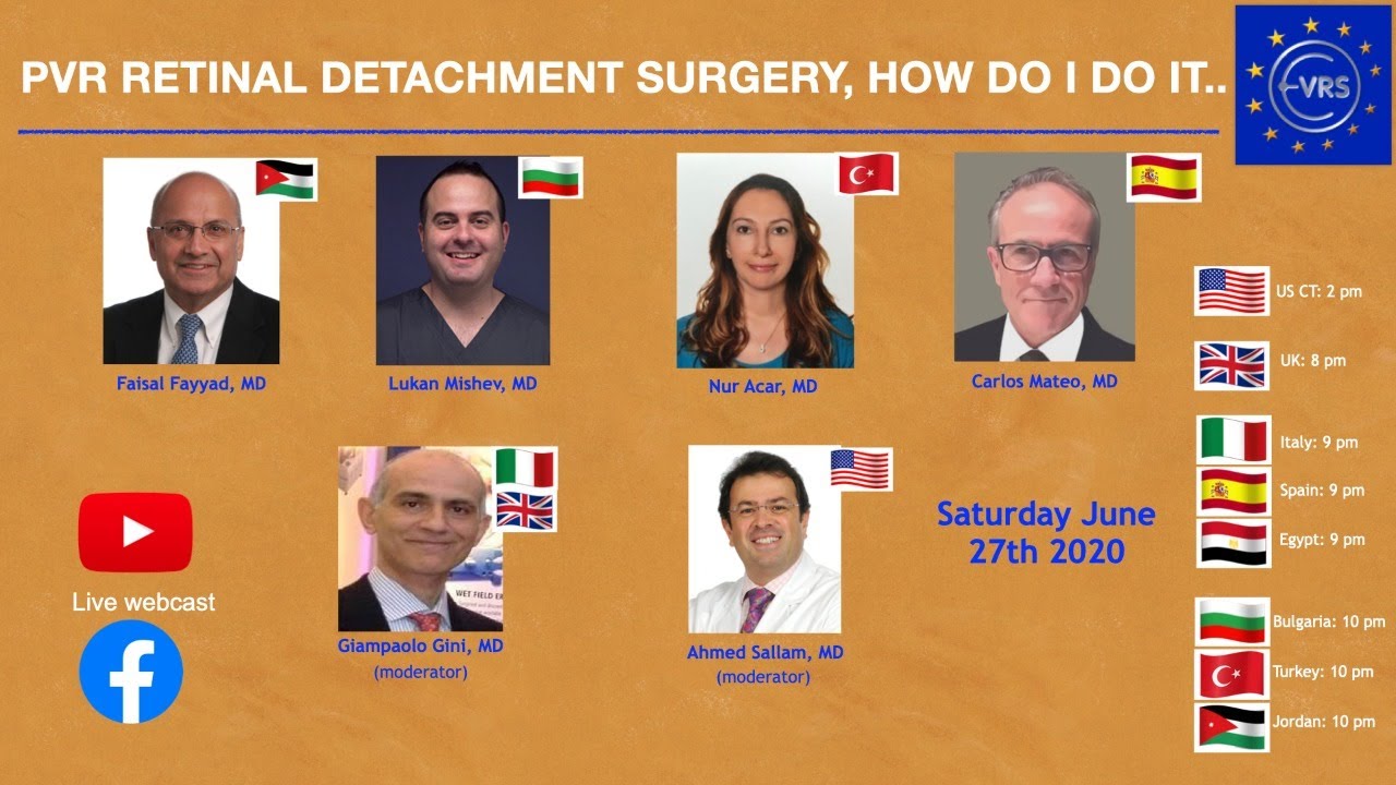 PVR RetinaL Detachment Surgery, How Do It Do IT.. - YouTube