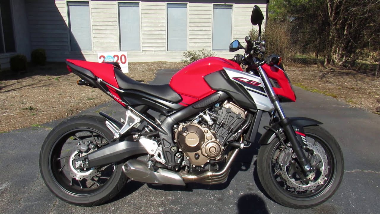 2018 Honda CB650F stock exhaust - YouTube