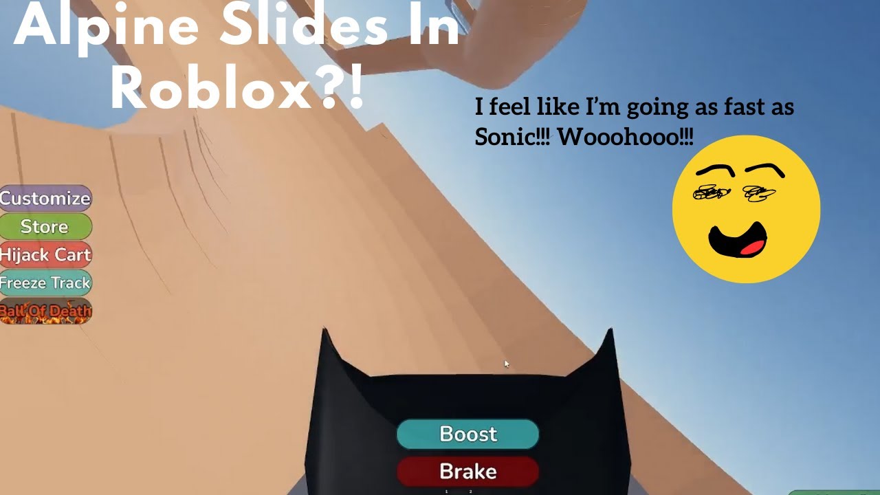 Playing ALPINE SLIDES In Roblox!!! - YouTube
