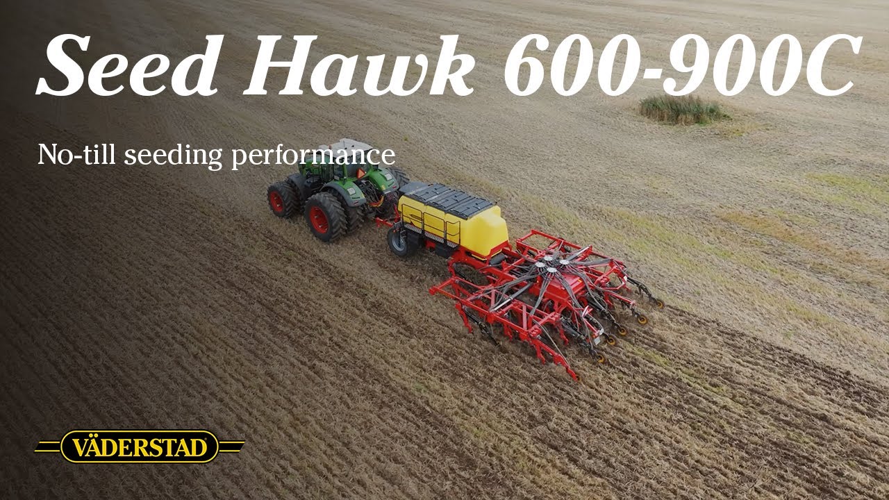 Väderstad: Seed Hawk 600-900C – No-till seeding performance - YouTube