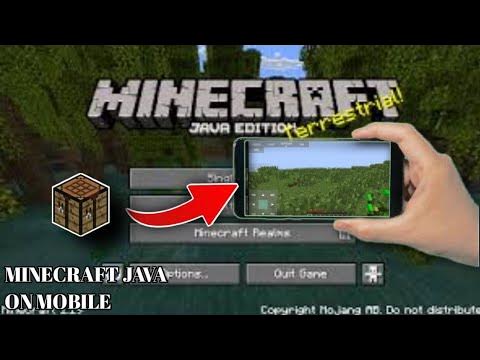 how to play Minecraft java on mobile and Android phone playing t launc ...