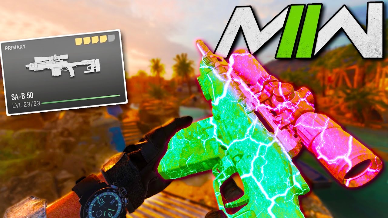 BEST & FASTEST MW2 SNIPER CLASS (SA-B 50) - YouTube