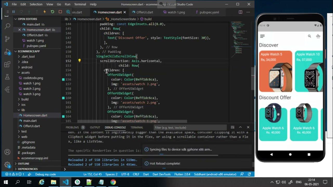 Full Shopping App UI in One Video | Flutter UI - YouTube